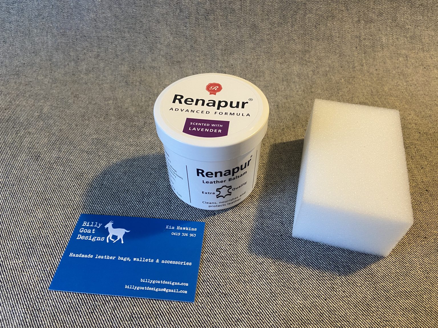 Renapur Leather Balsam LAVENDER Conditioner Care 200ml RSL – Billy Goat ...