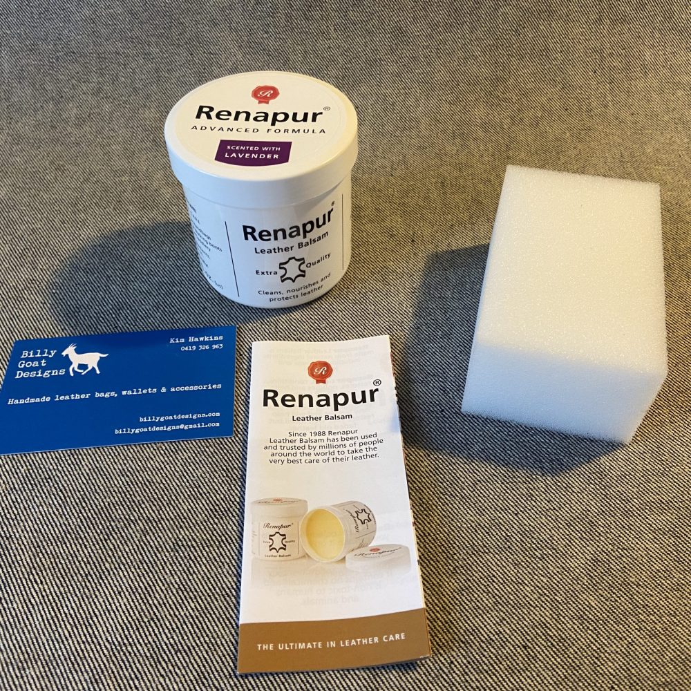 Renapur Leather Care – Billy Goat Designs